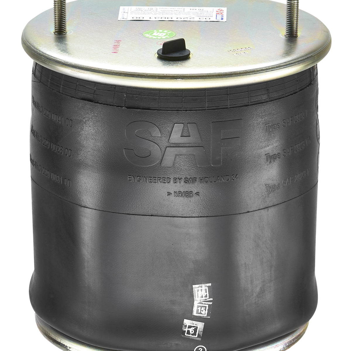 Luftbelg SAF 2923 V - Stålbunn – MoRek AS